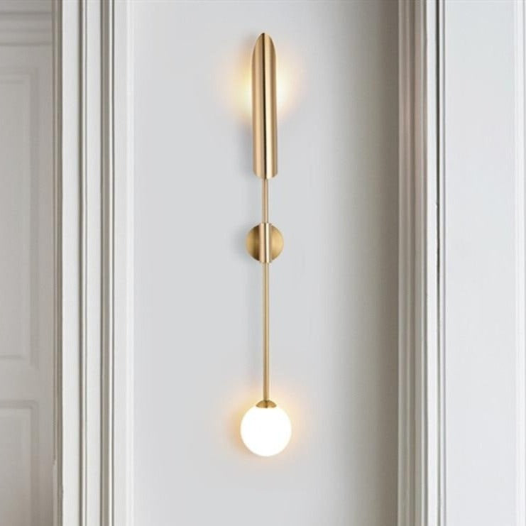 Ion - Modern Wall Orb Sconce with Back Lighting – Focal Decor