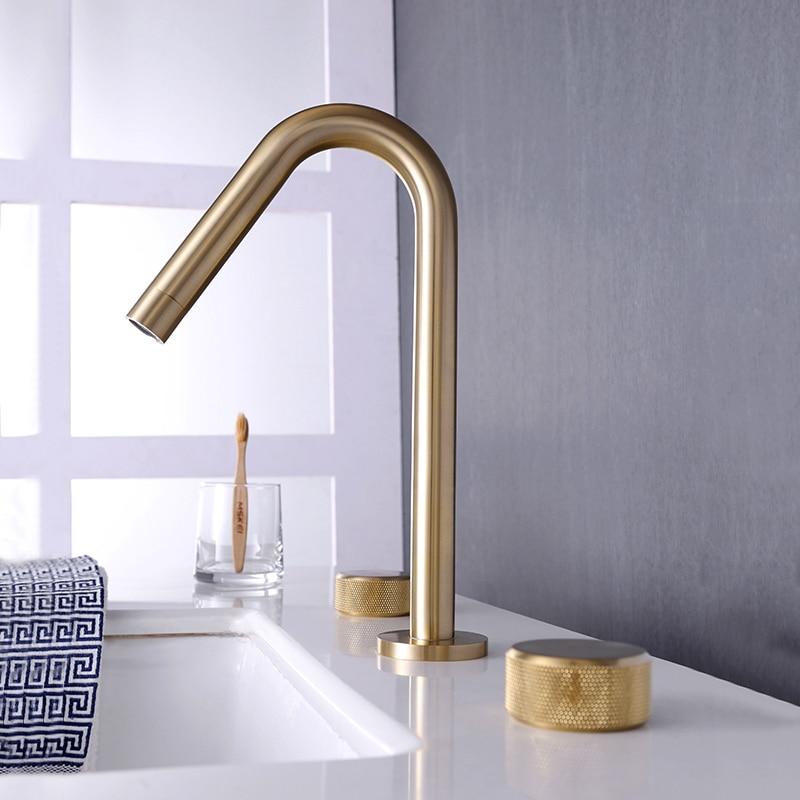 Cairo - Modern Double Handle Basin Faucet – Focal Decor