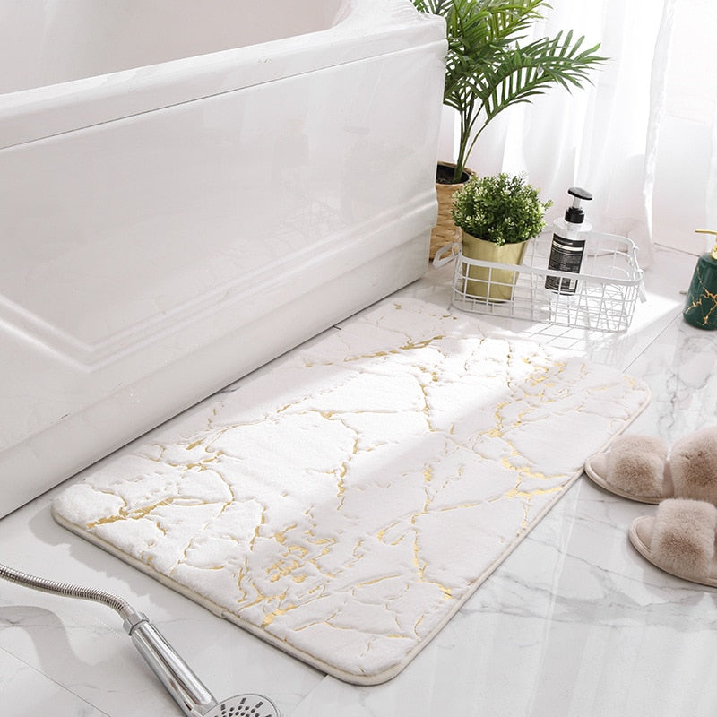 Modern Marble Bath Mat – Focal Decor