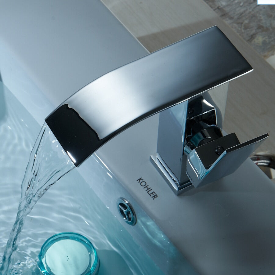 Chrome Waterfall Faucet – Focal Decor