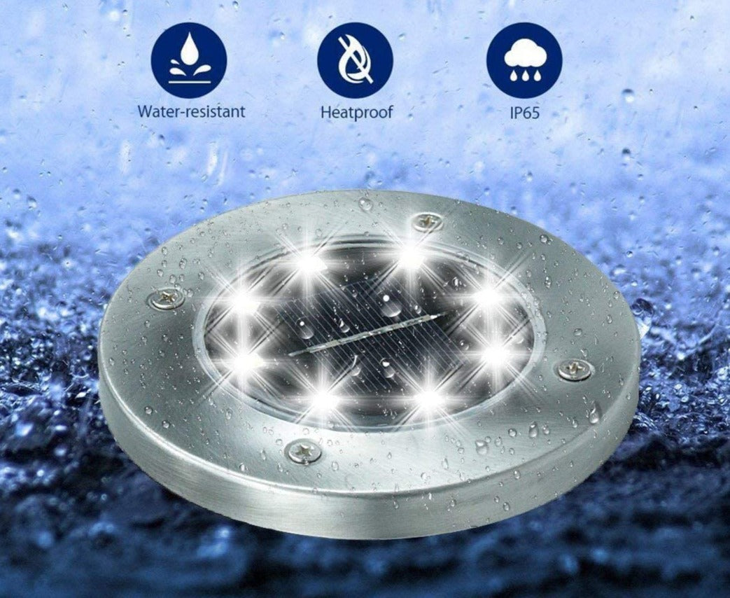 Solar Powered Outdoor Ground Light – Focal Decor